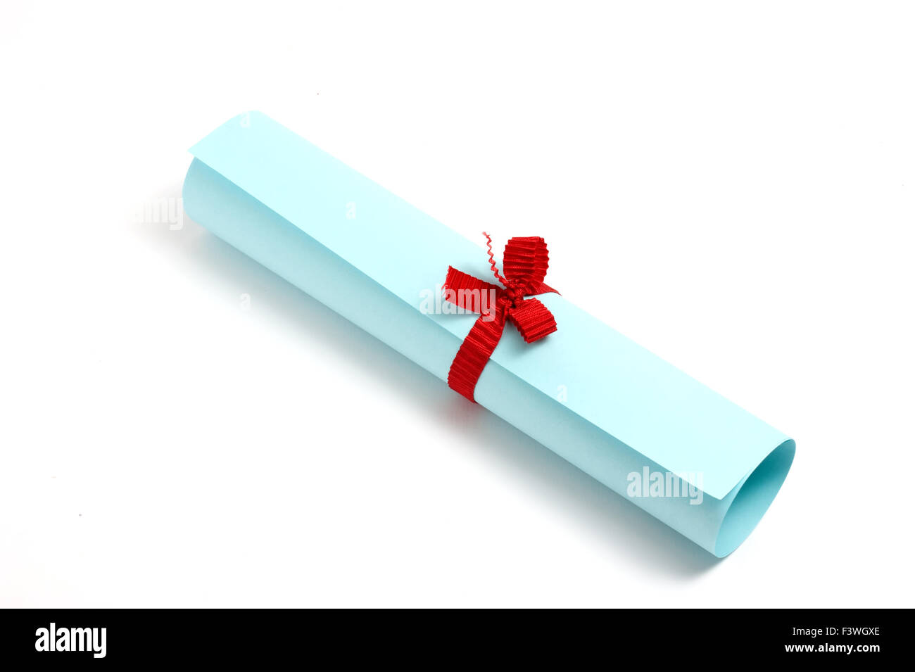 blue diploma scroll Stock Photo - Alamy