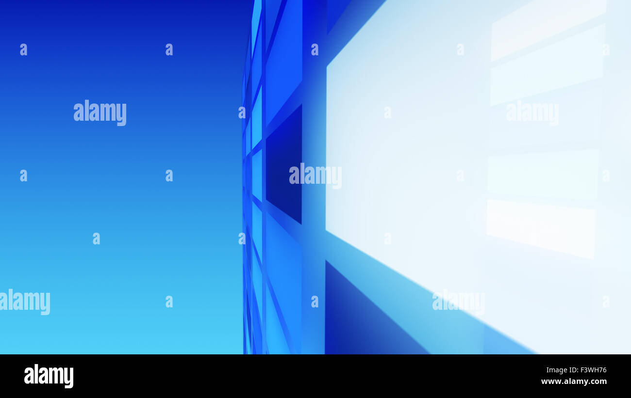 Concept background blue abstract lights Stock Photo - Alamy