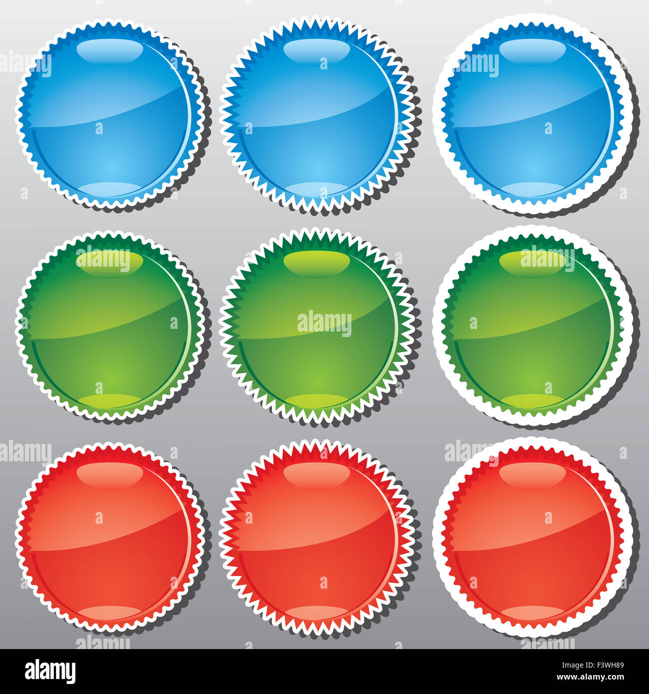 Badges, part 1 Stock Photo - Alamy