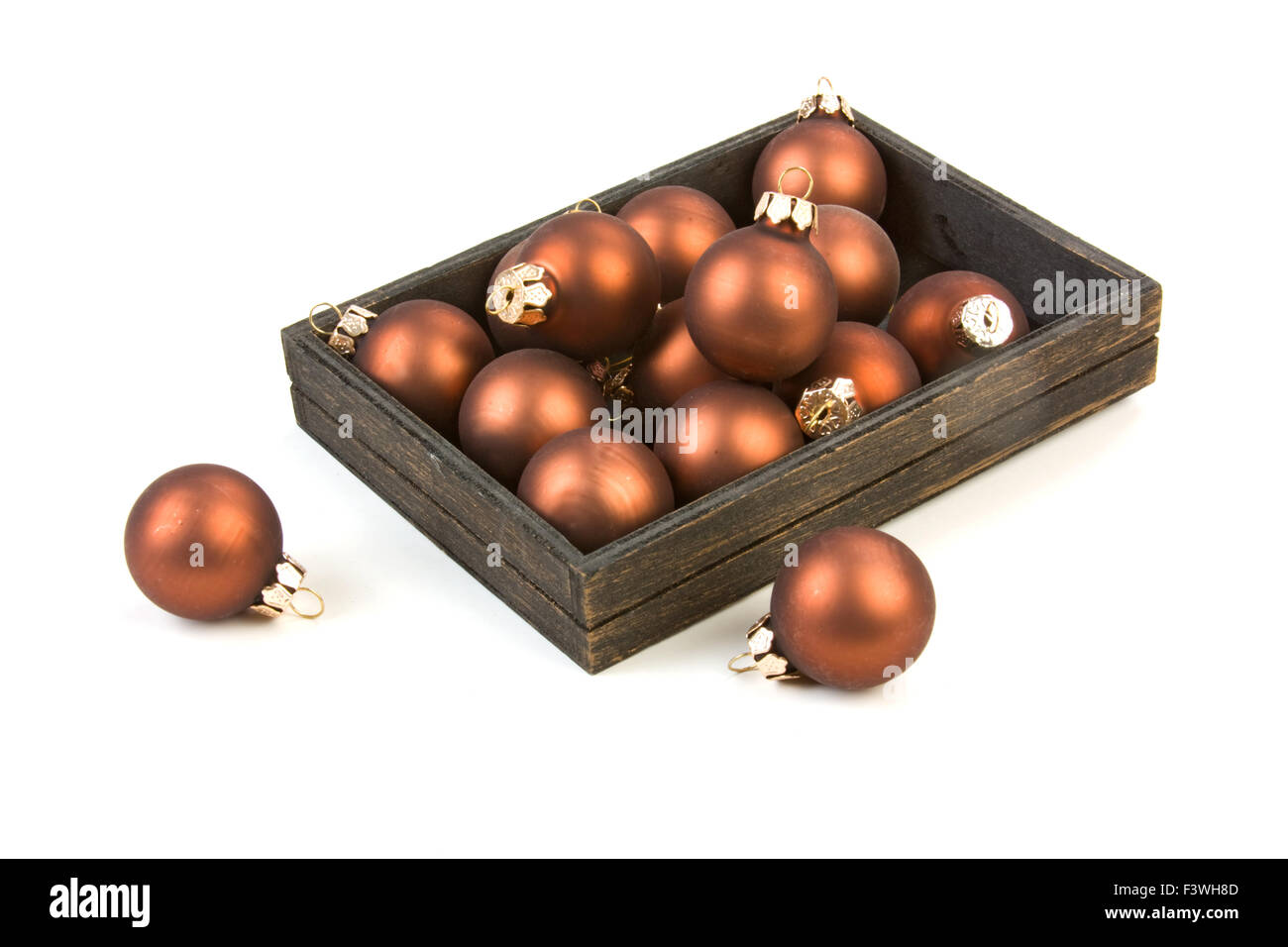 Christmas tree in winter Cut Out Stock Images & Pictures - Alamy