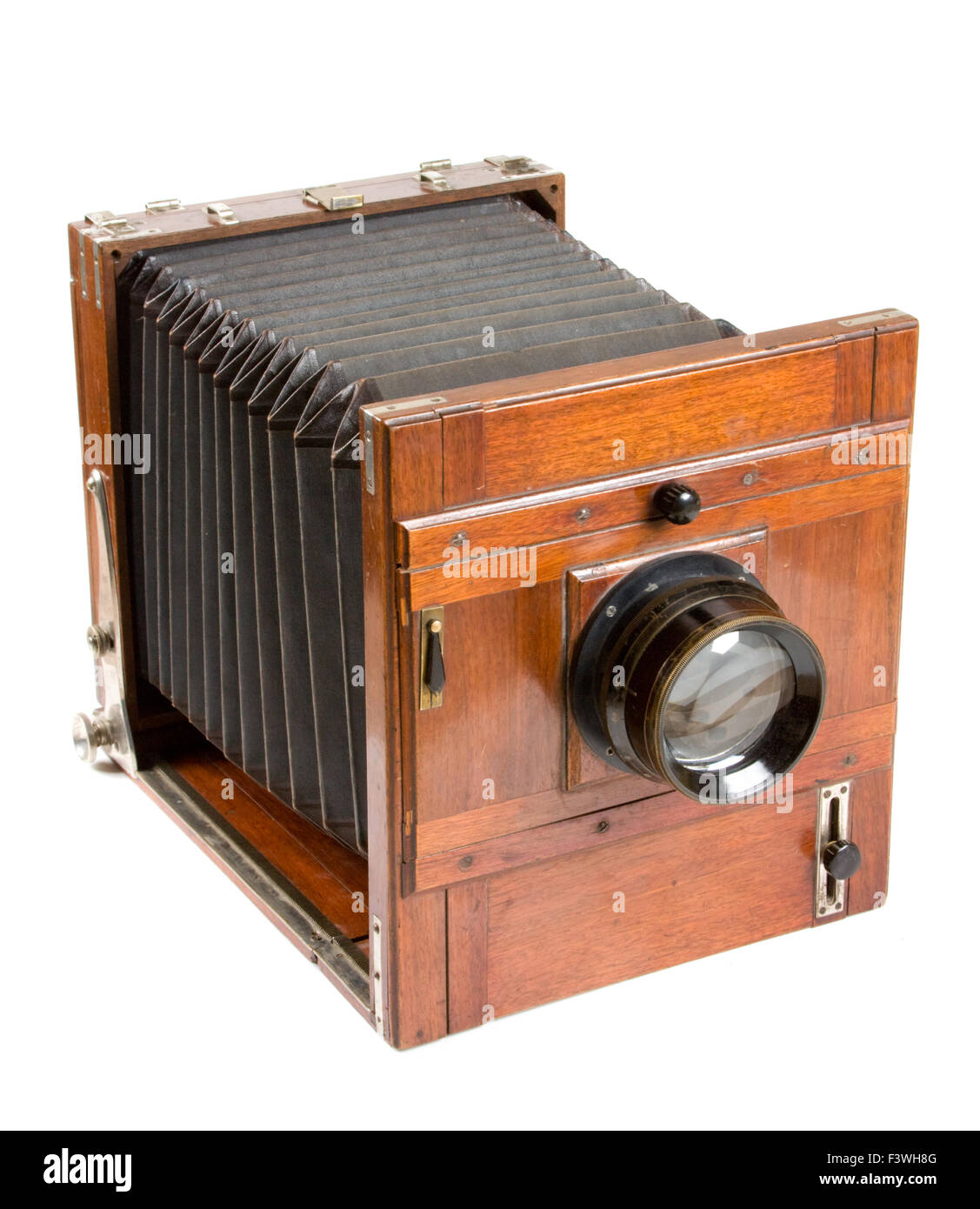 old wooden camera Stock Photo - Alamy