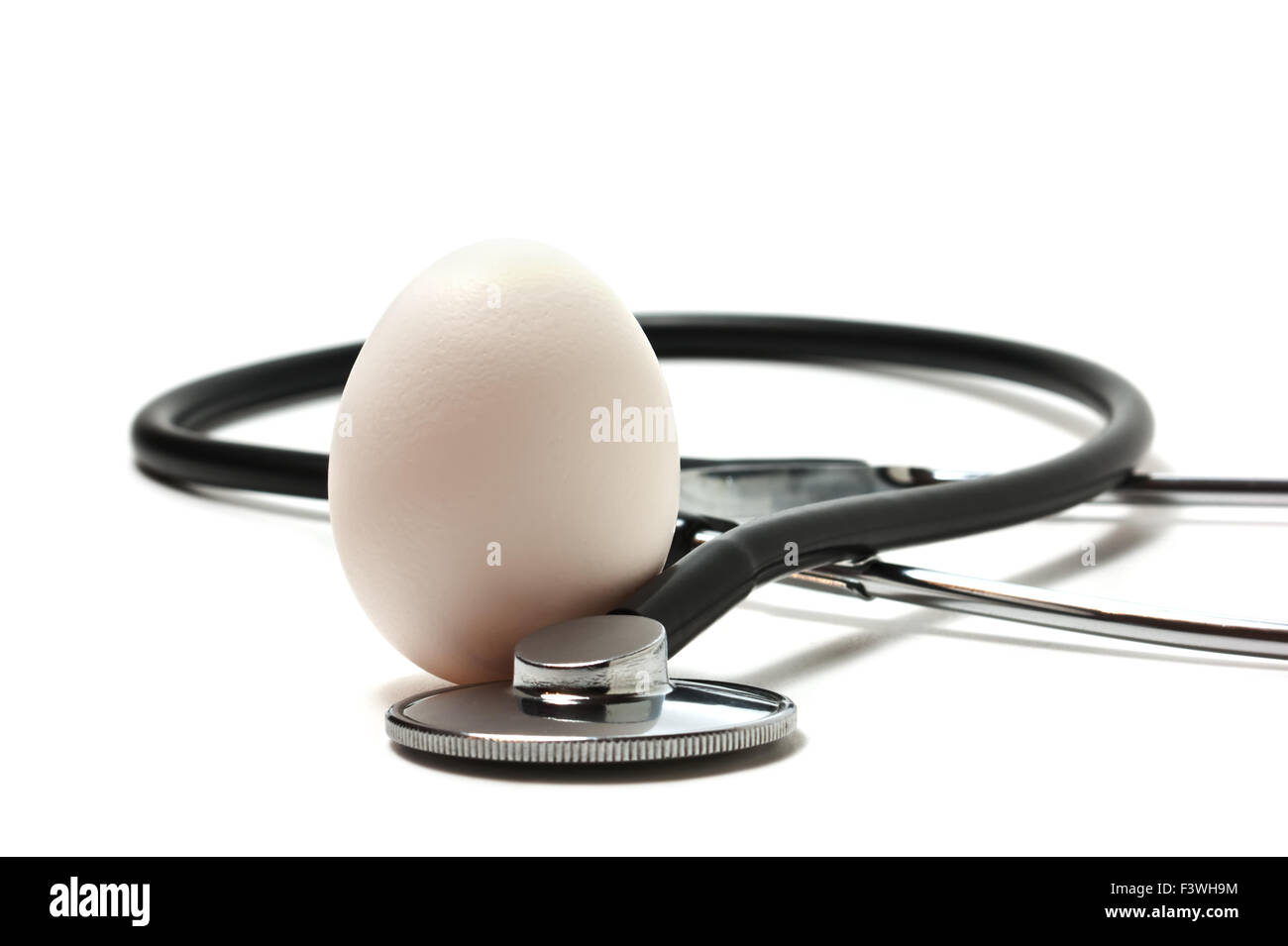 egg and a medical stethoscope Stock Photo - Alamy