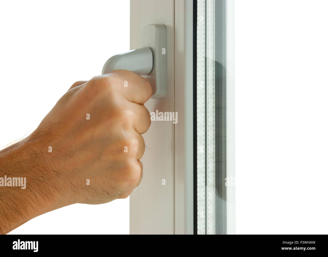 hand opens a window Stock Photo - Alamy