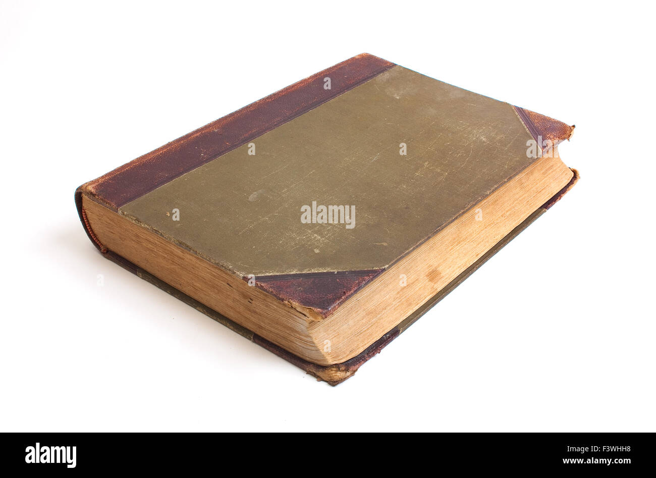 An old book with a crumpled sheet Stock Photo - Alamy