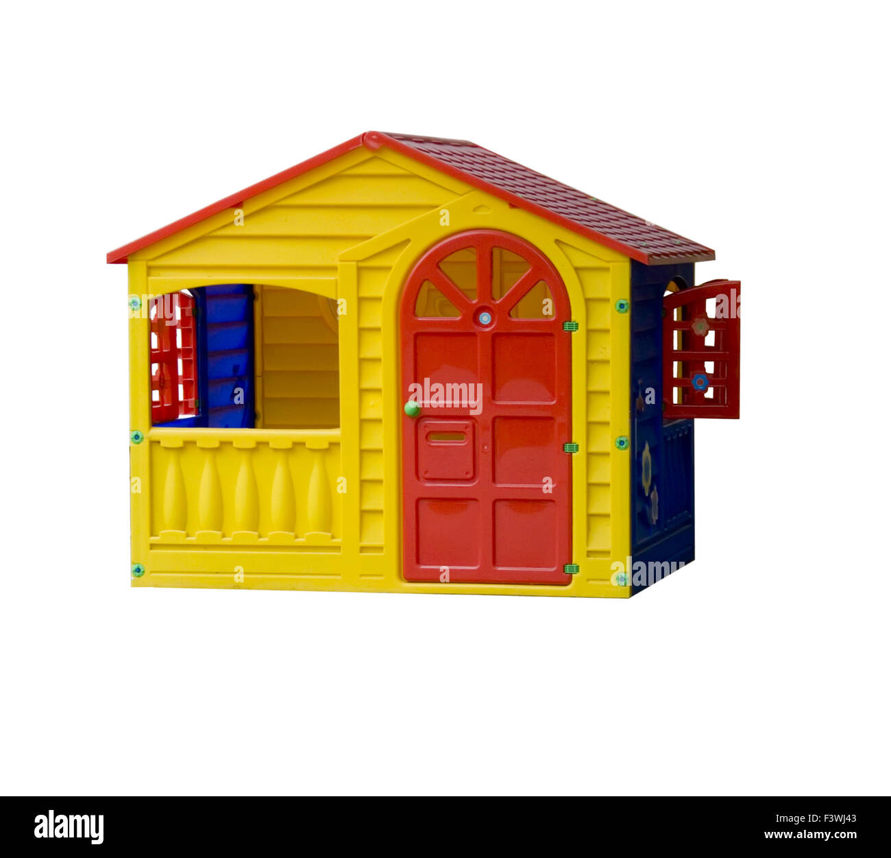 Toy house isolated Stock Photo - Alamy
