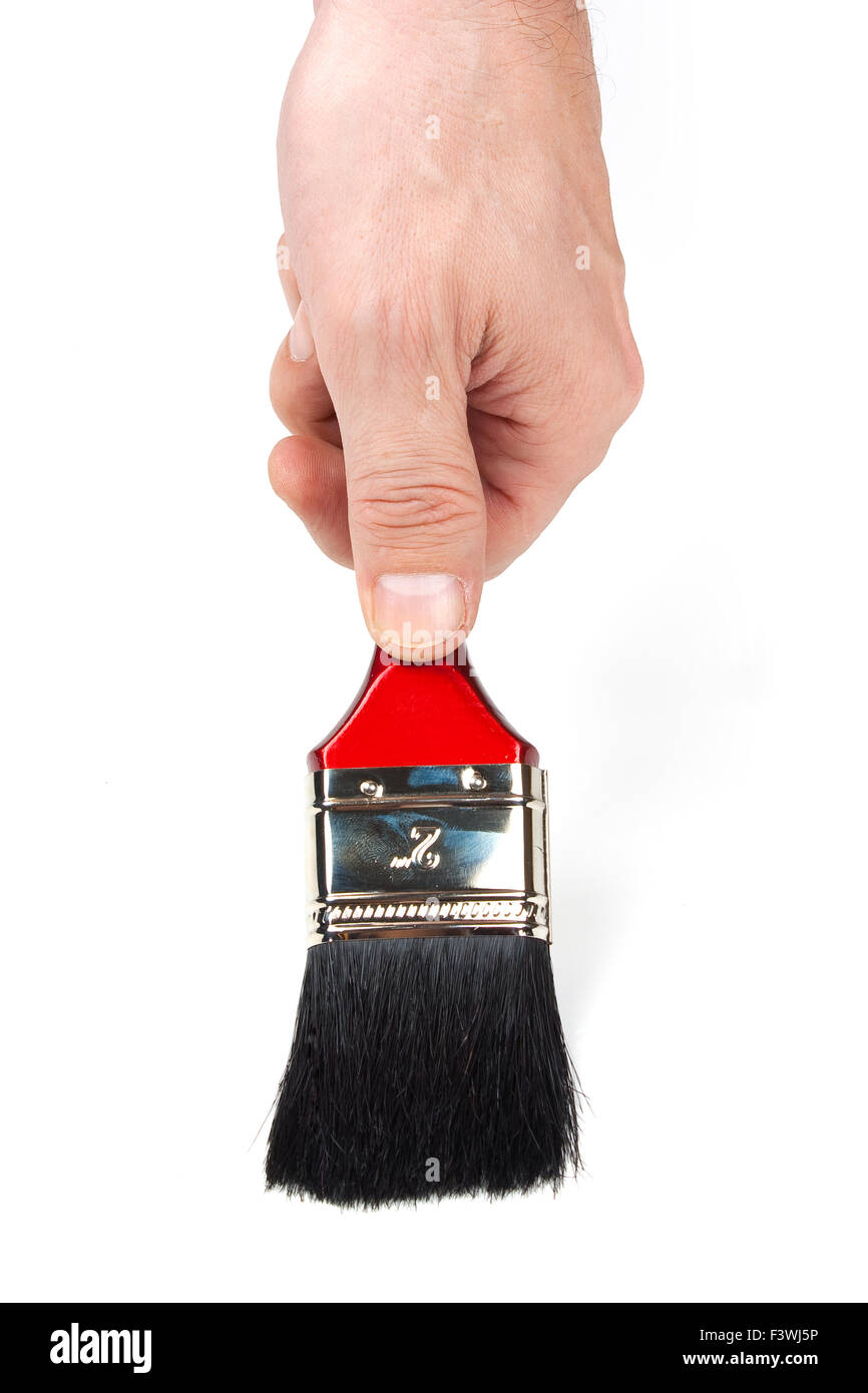 Paint brush construction tool hi-res stock photography and images - Alamy