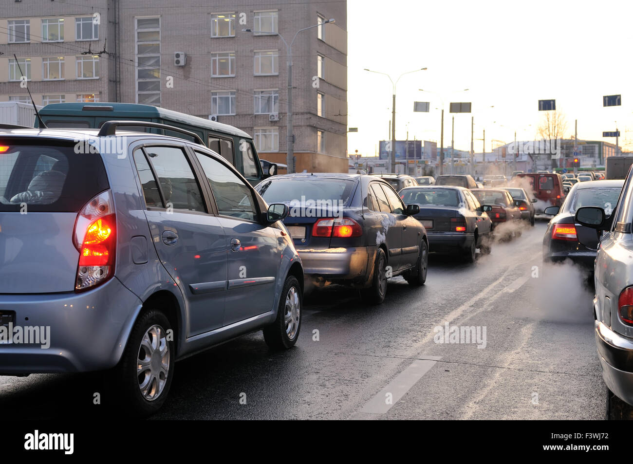 Traffic during the rush hour Stock Photo - Alamy