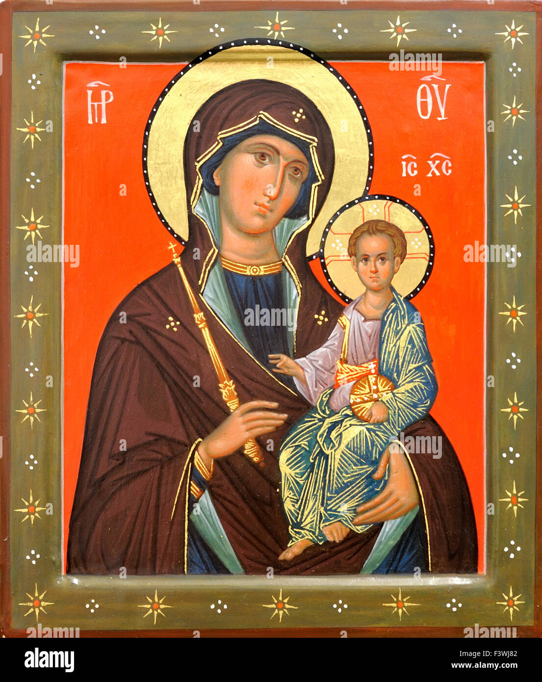 Mother of God Jesus Christ Stock Photo - Alamy