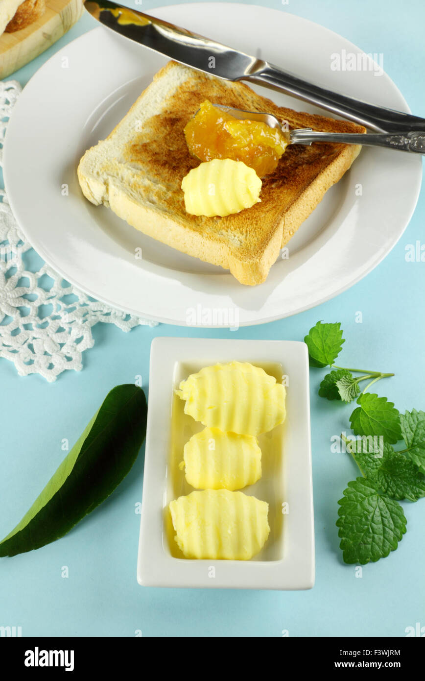 Butter toast hi-res stock photography and images - Alamy
