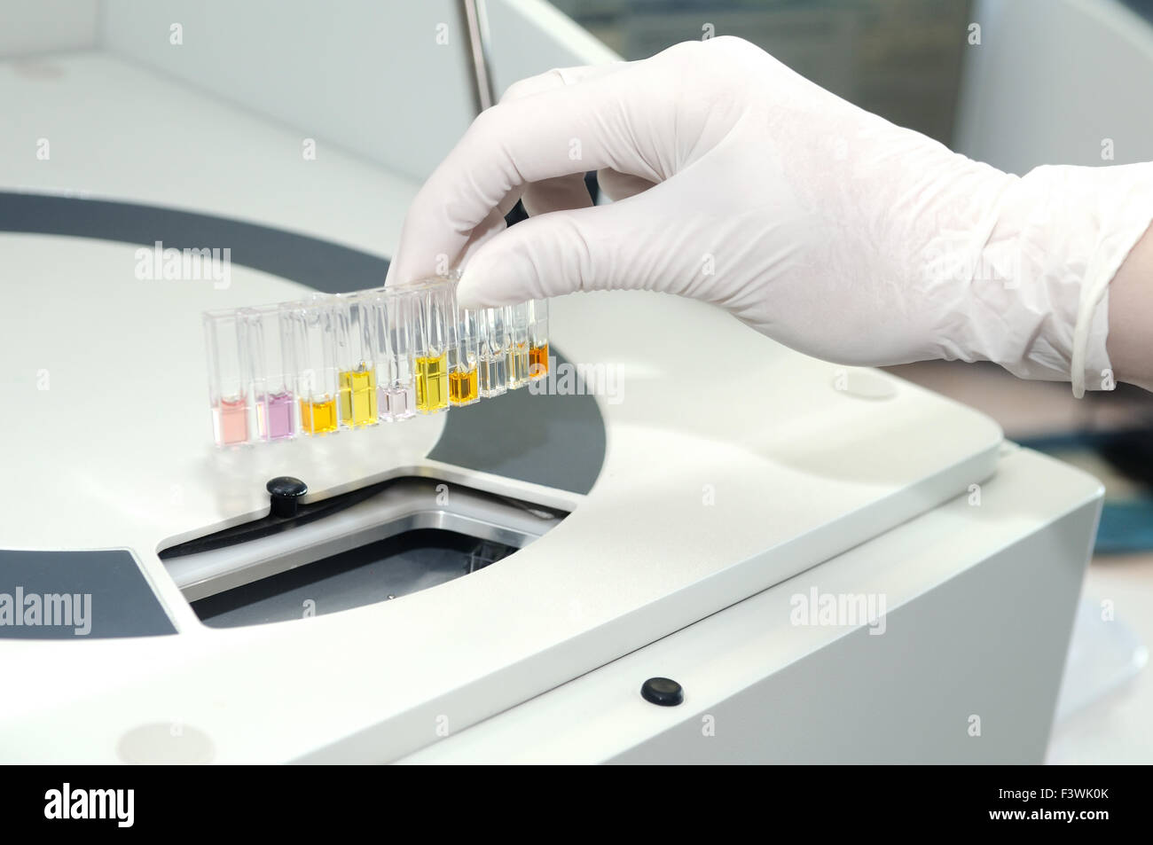 medical chemistry sample tests Stock Photo - Alamy