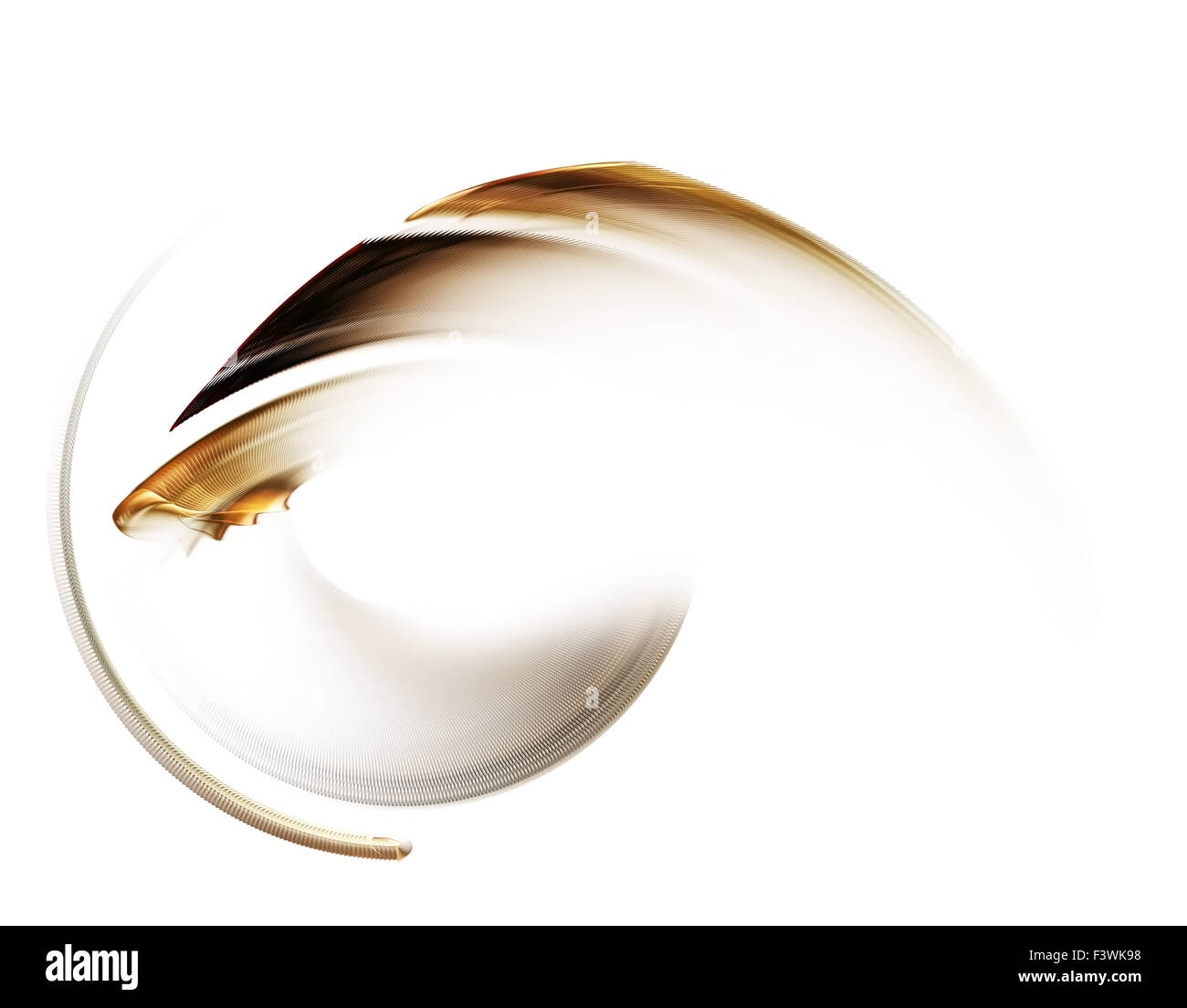Dynamic golden abstract background Cut Out Stock Images & Pictures - Alamy