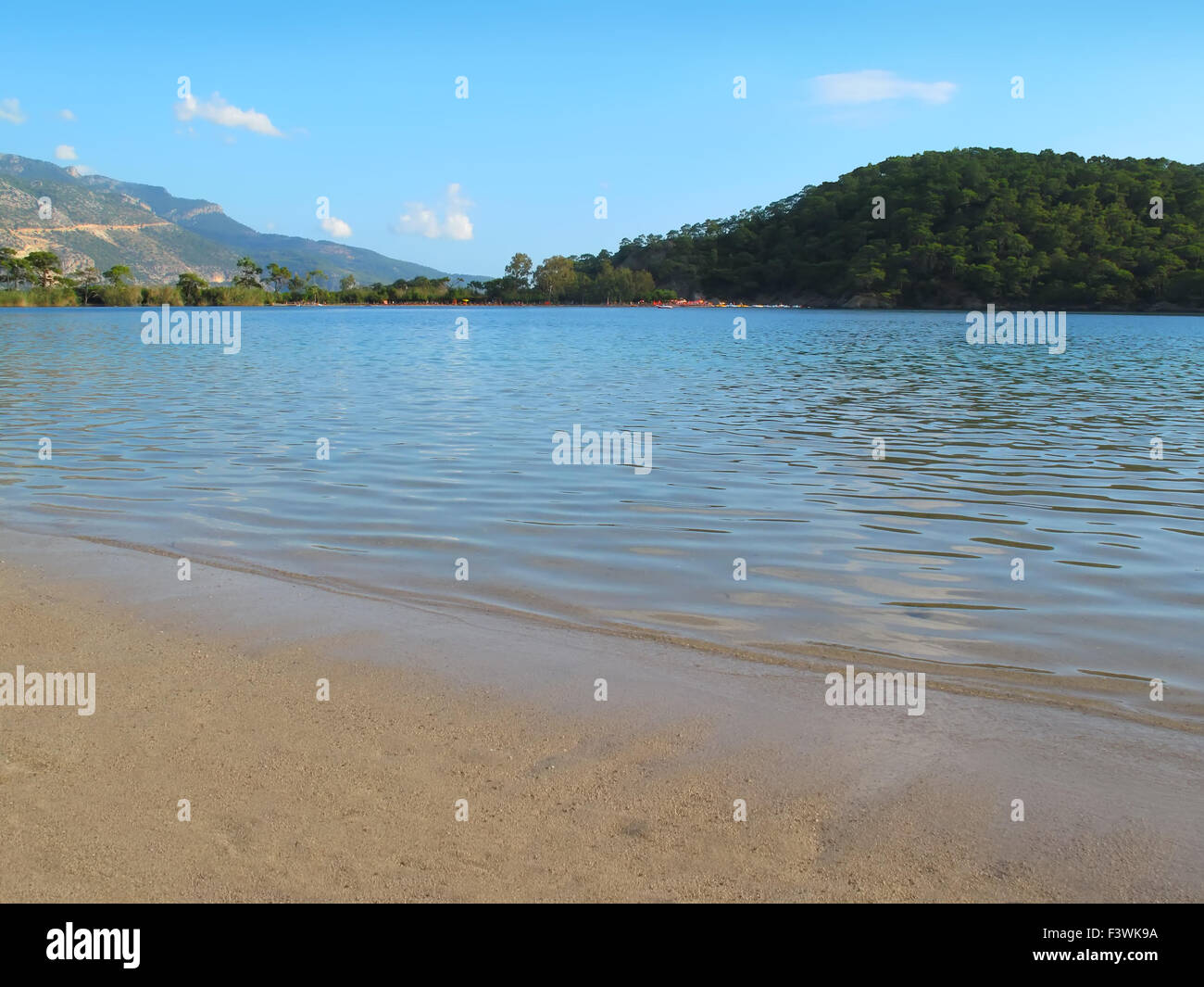 beautiful blue lagoon Stock Photo - Alamy