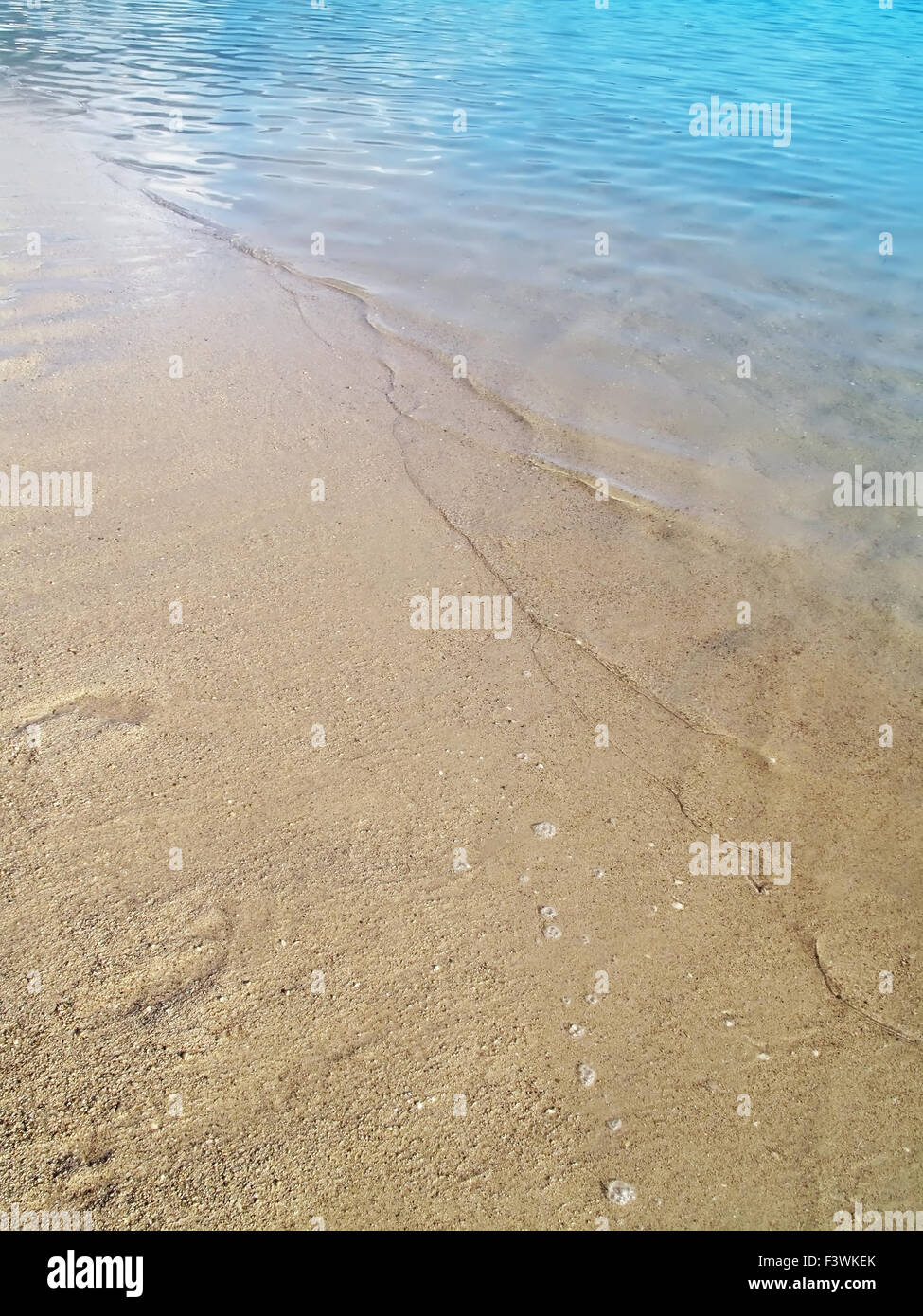 Summertime at the empty beach Stock Photo - Alamy