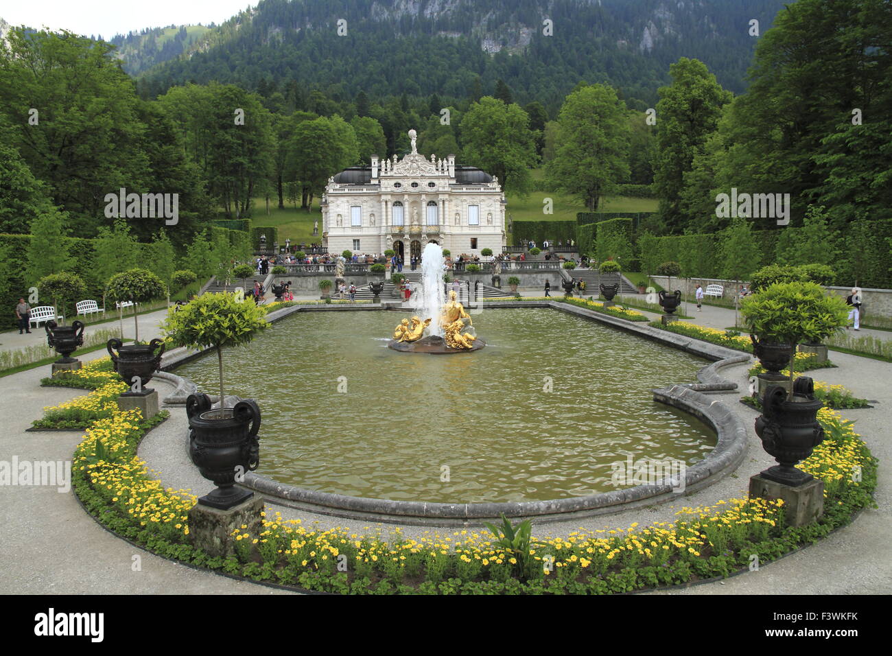 Linderhof Castle, Bavaria, Germany Stock Photo - Alamy