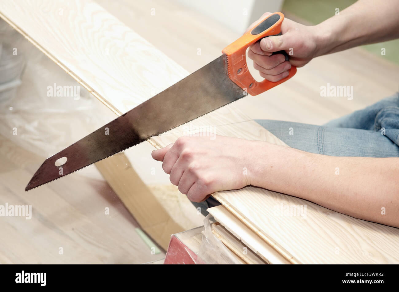 Hand saw hi-res stock photography and images - Alamy