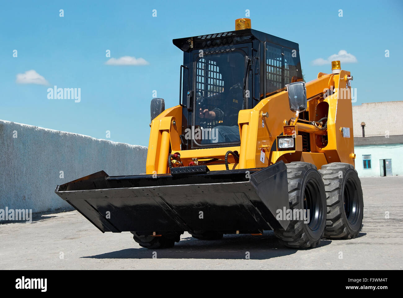 skid steer loader construction machine Stock Photo - Alamy