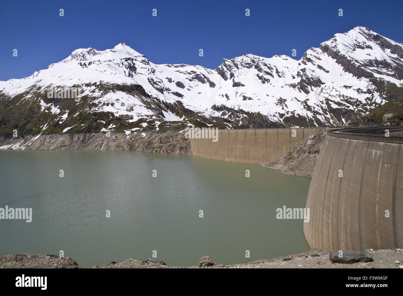 Mooserboden reservoir in Kaprun, Austria Stock Photo - Alamy