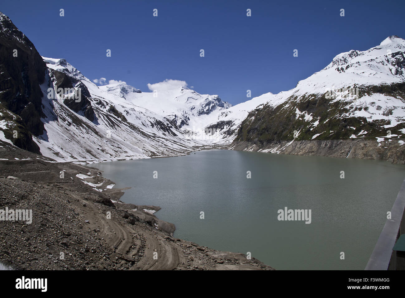 Mooserboden reservoir in Kaprun, Austria Stock Photo - Alamy
