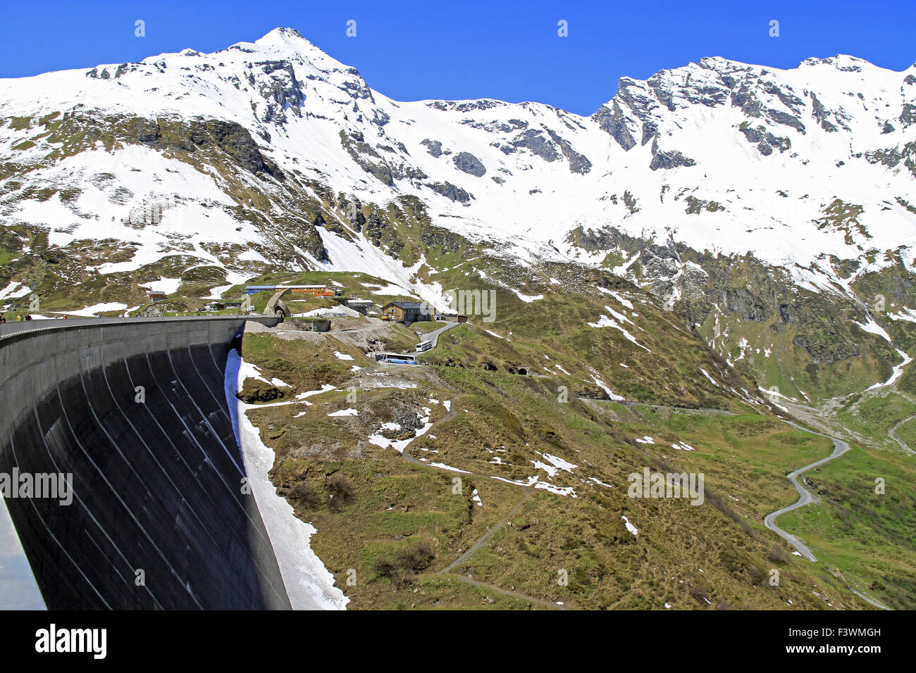 Mooserboden reservoir in Kaprun, Austria Stock Photo - Alamy