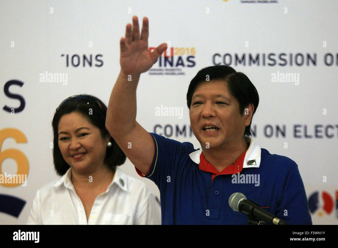 Manila, Philippines. 13th Oct, 2015. Philippine Senator Ferdinand ...