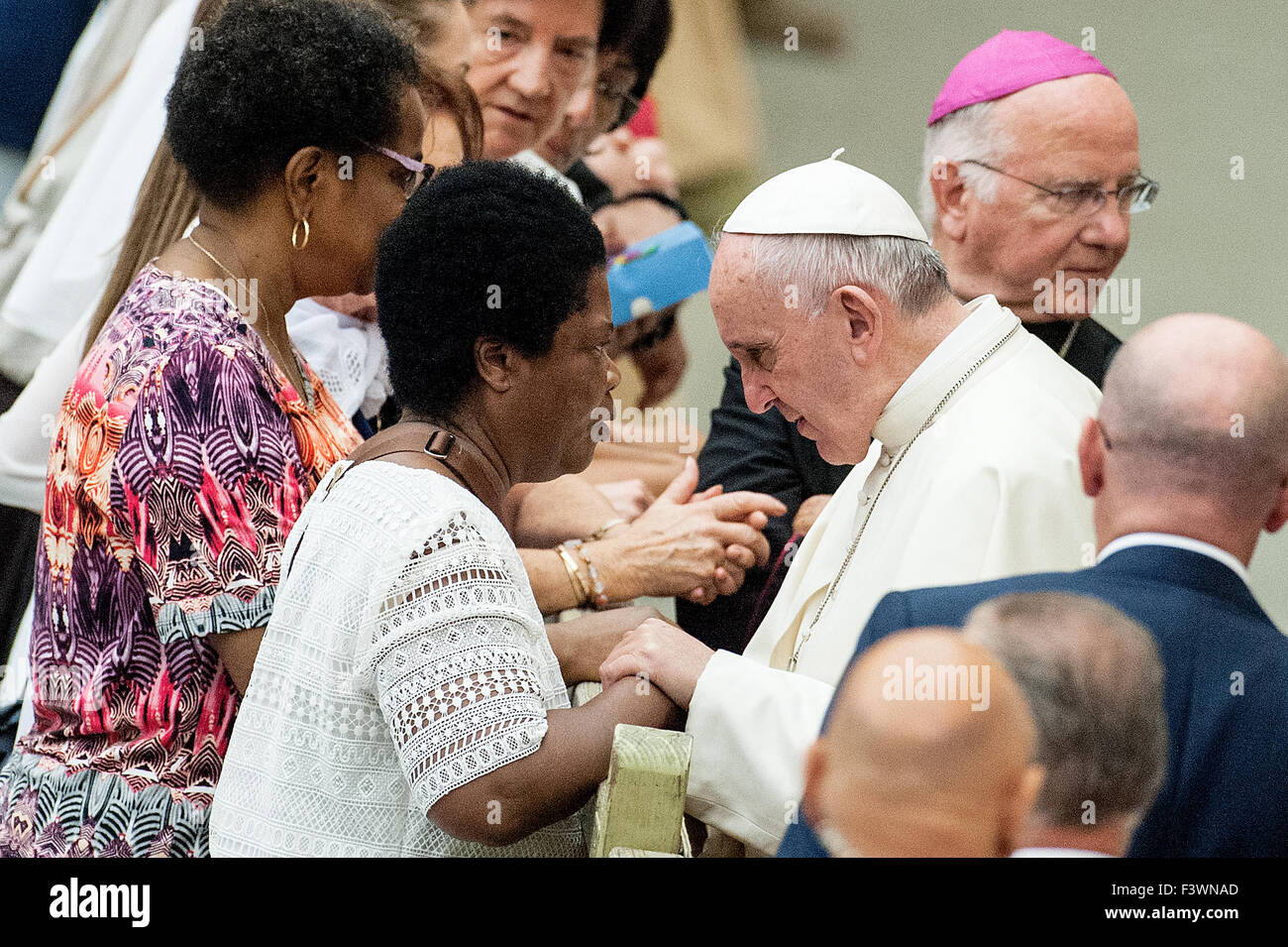 Pope Francis leads the General Audience in the Paul VI hall Featuring ...