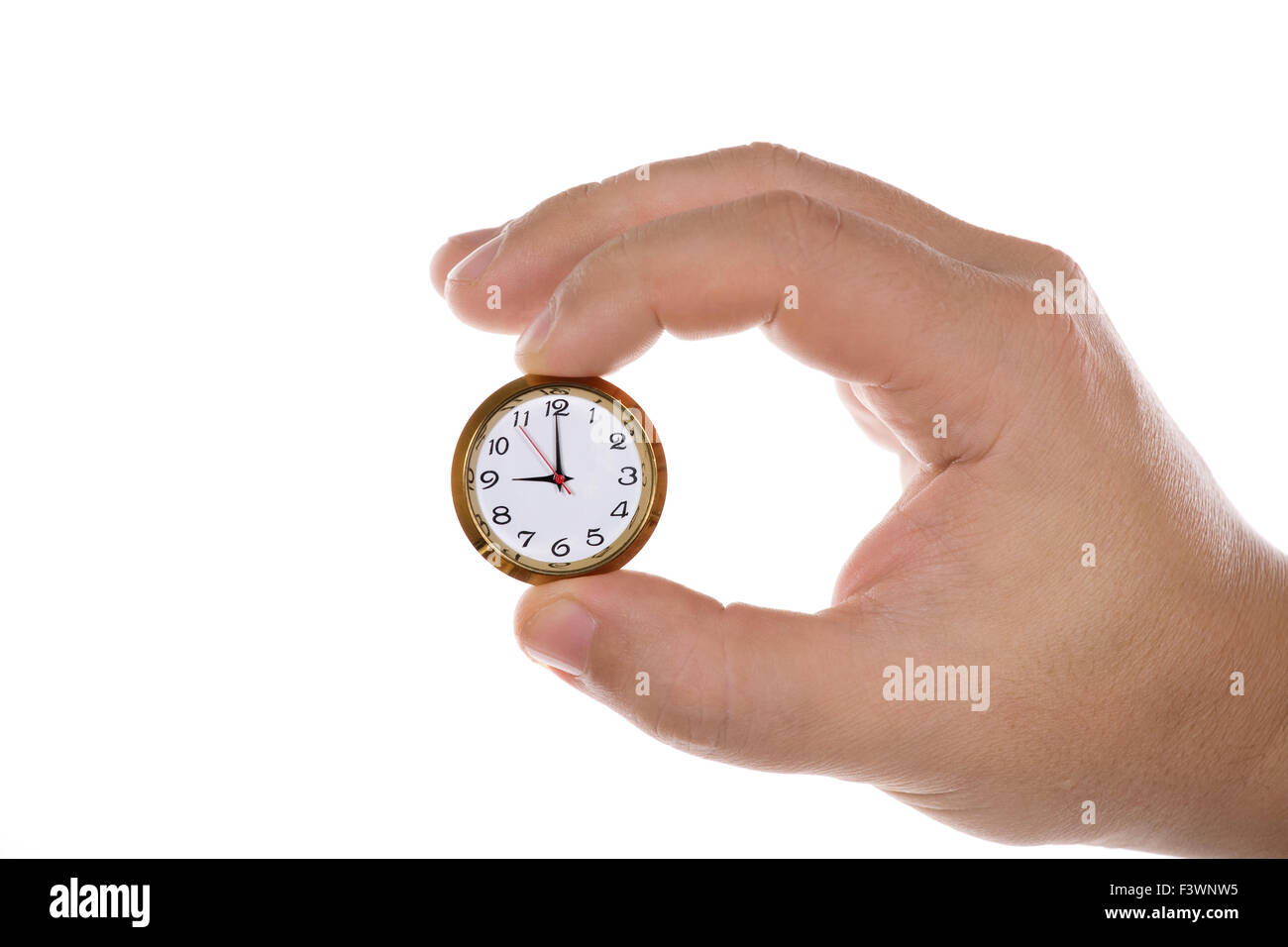 Watch in the hand Stock Photo - Alamy