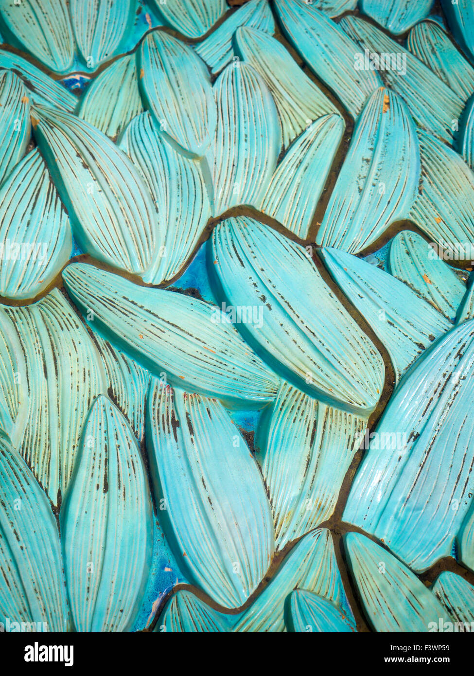 Sheffield city pattern in water feature South Yorkshire England Stock ...