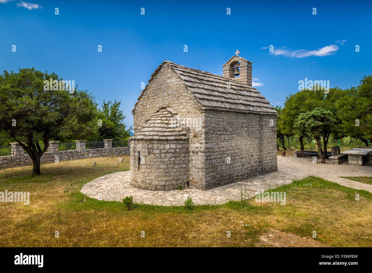 Small old chapel Stock Photo - Alamy