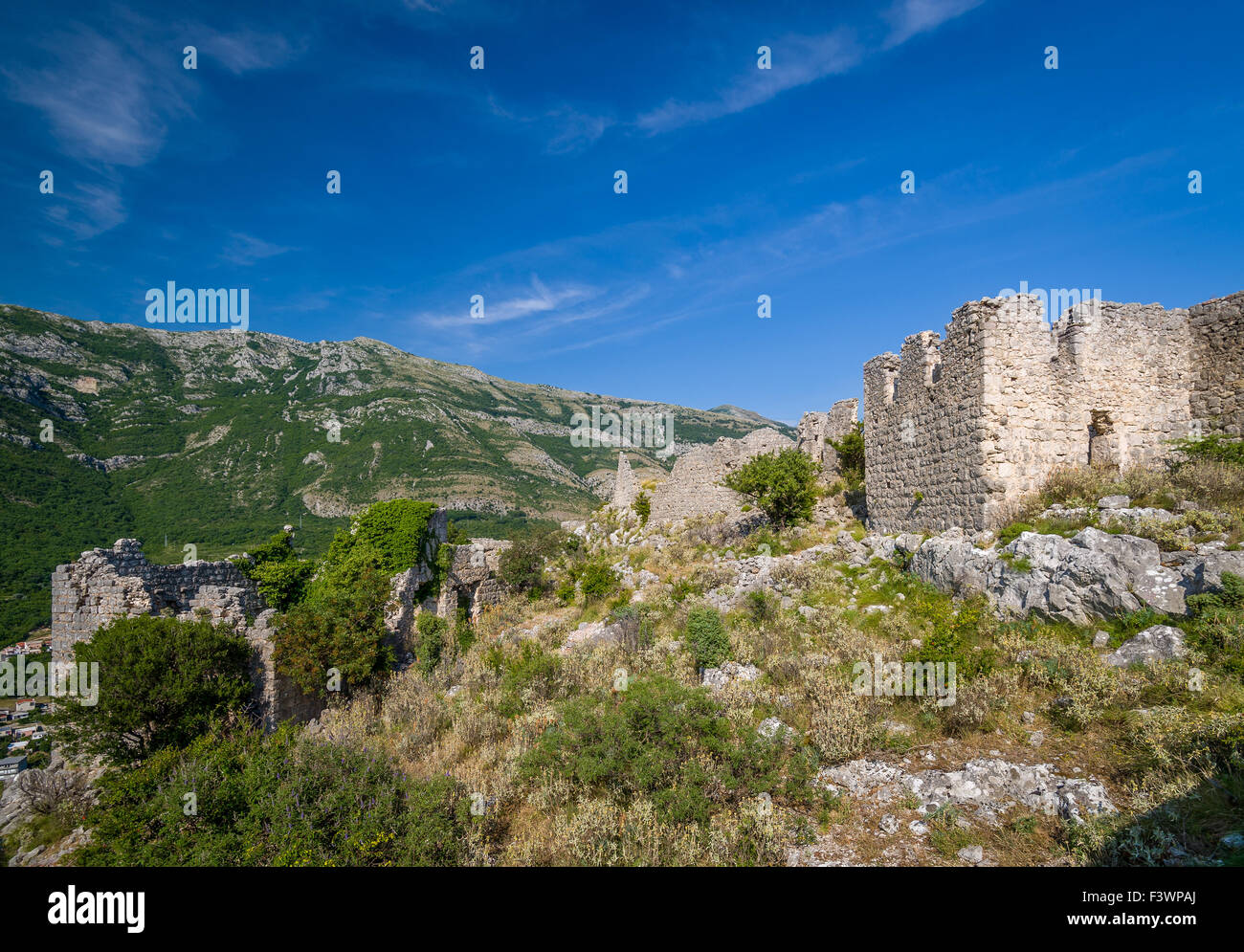 Haj-Nehaj ruined ancient fortress Stock Photo - Alamy