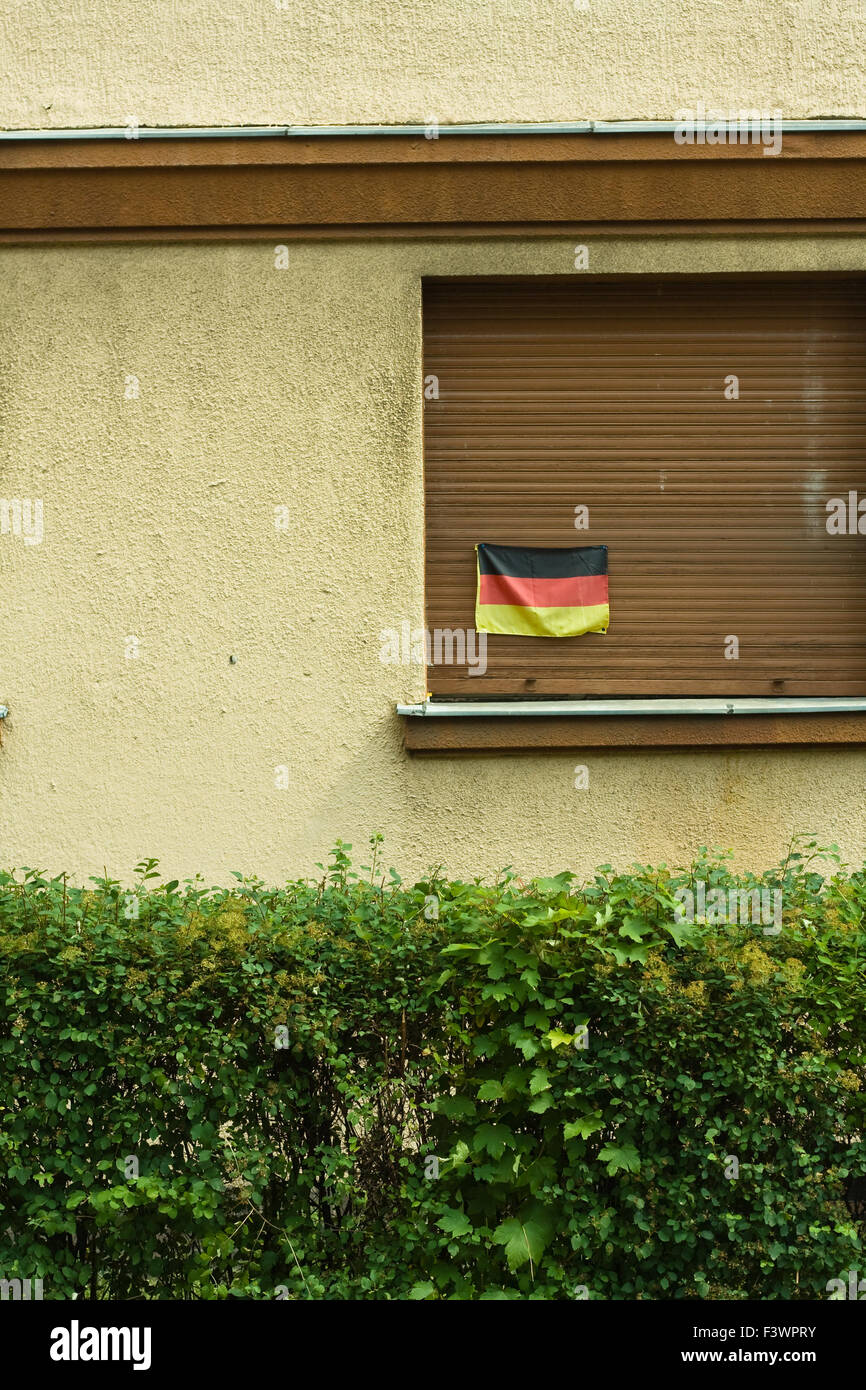 dwellinh house, residence, flag Stock Photo - Alamy