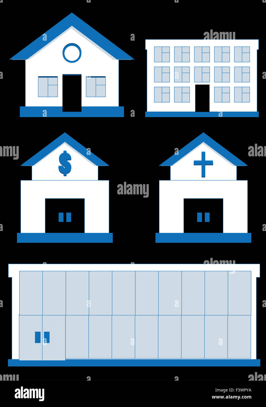 Residential planning set hi-res stock photography and images - Alamy