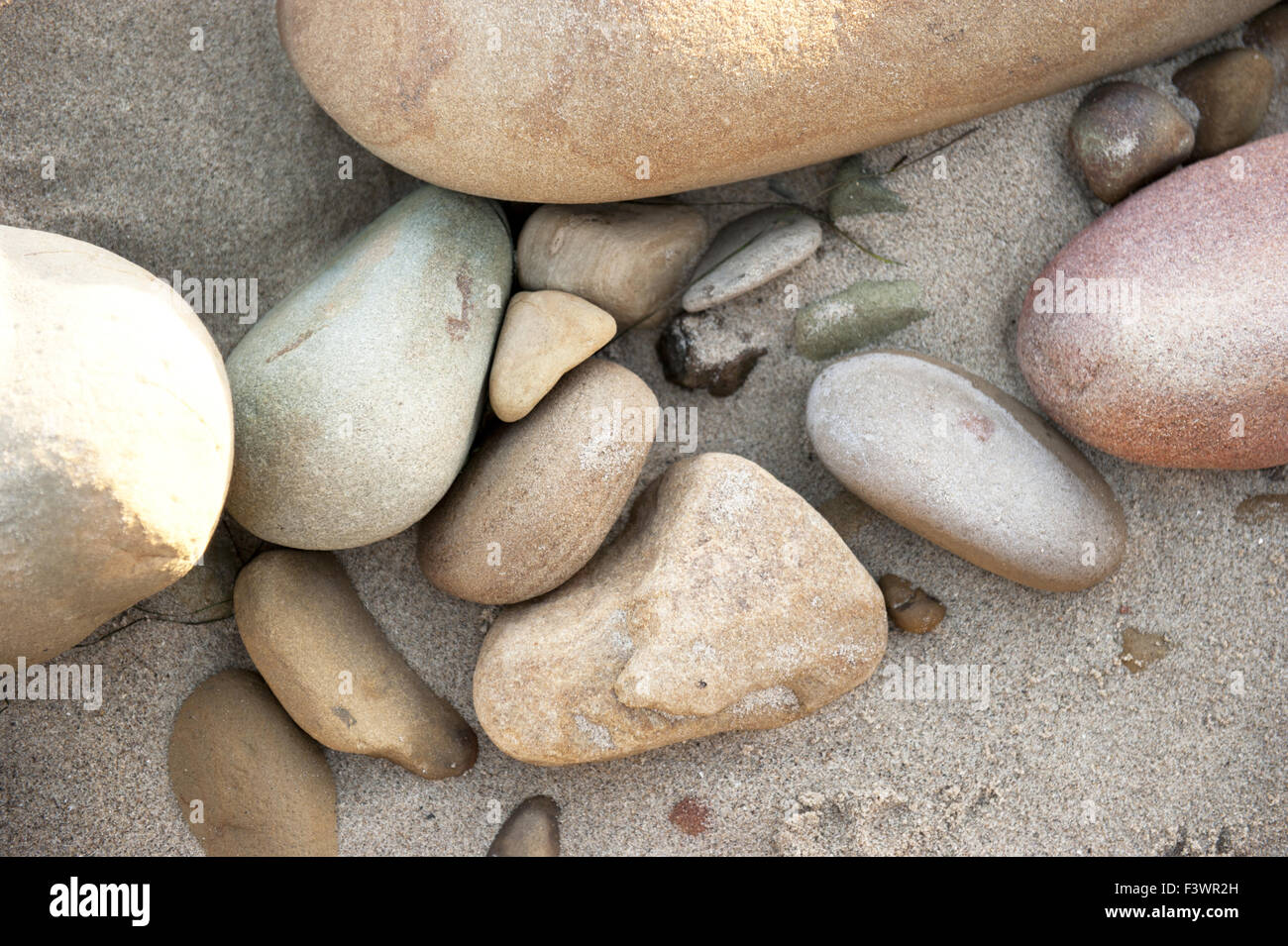 rocks abstract on the beach Stock Photo - Alamy