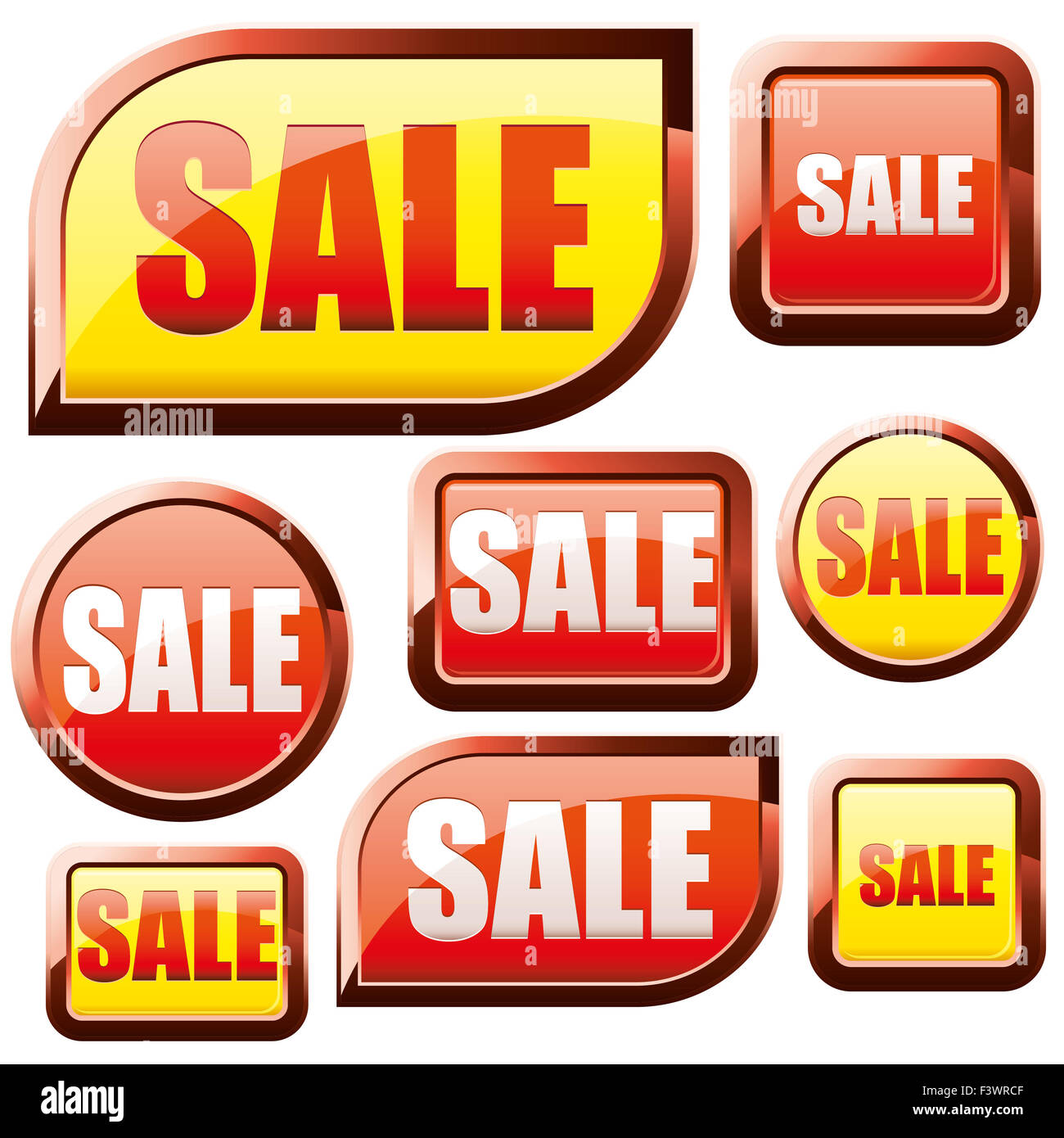 Promotional buttons hi-res stock photography and images - Alamy