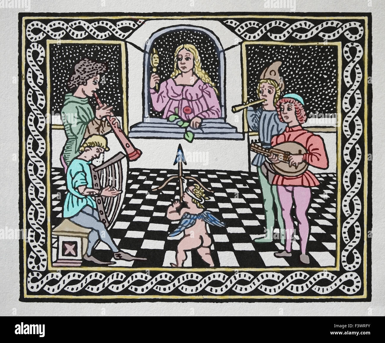 Medieval music instruments hi-res stock photography and images - Alamy