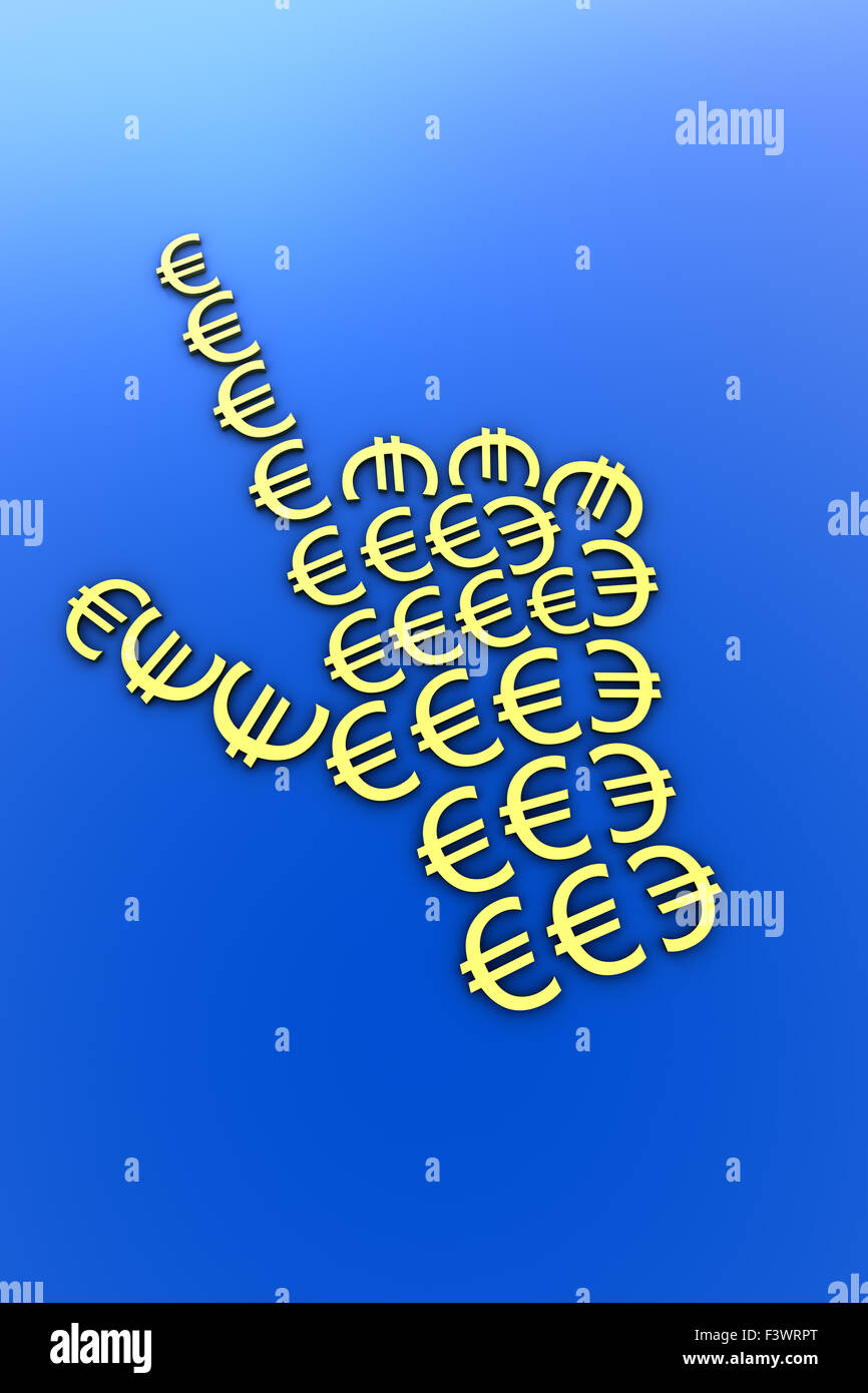 Euro signs gold hi-res stock photography and images - Alamy