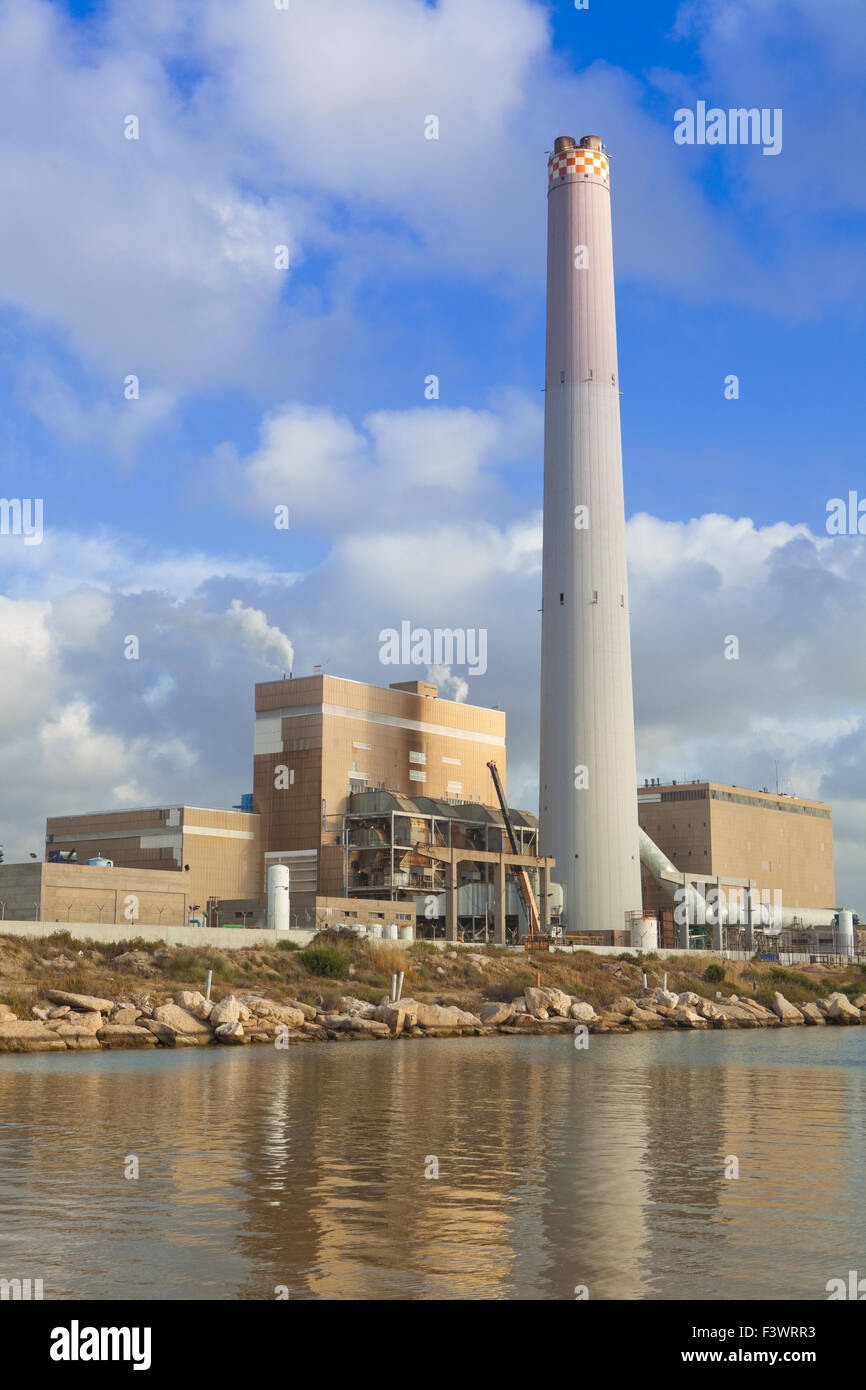 Power plant at sunset Stock Photo - Alamy