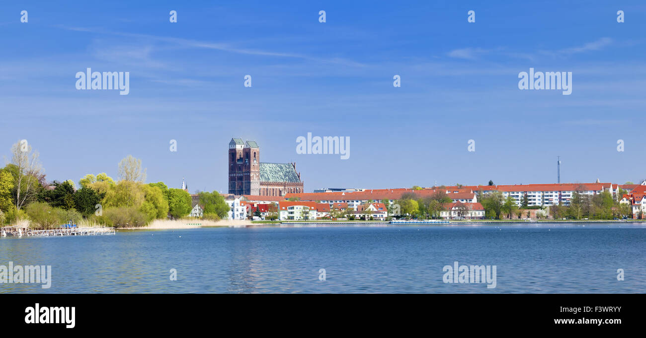Panorama City Prenzlau in Germany Stock Photo - Alamy
