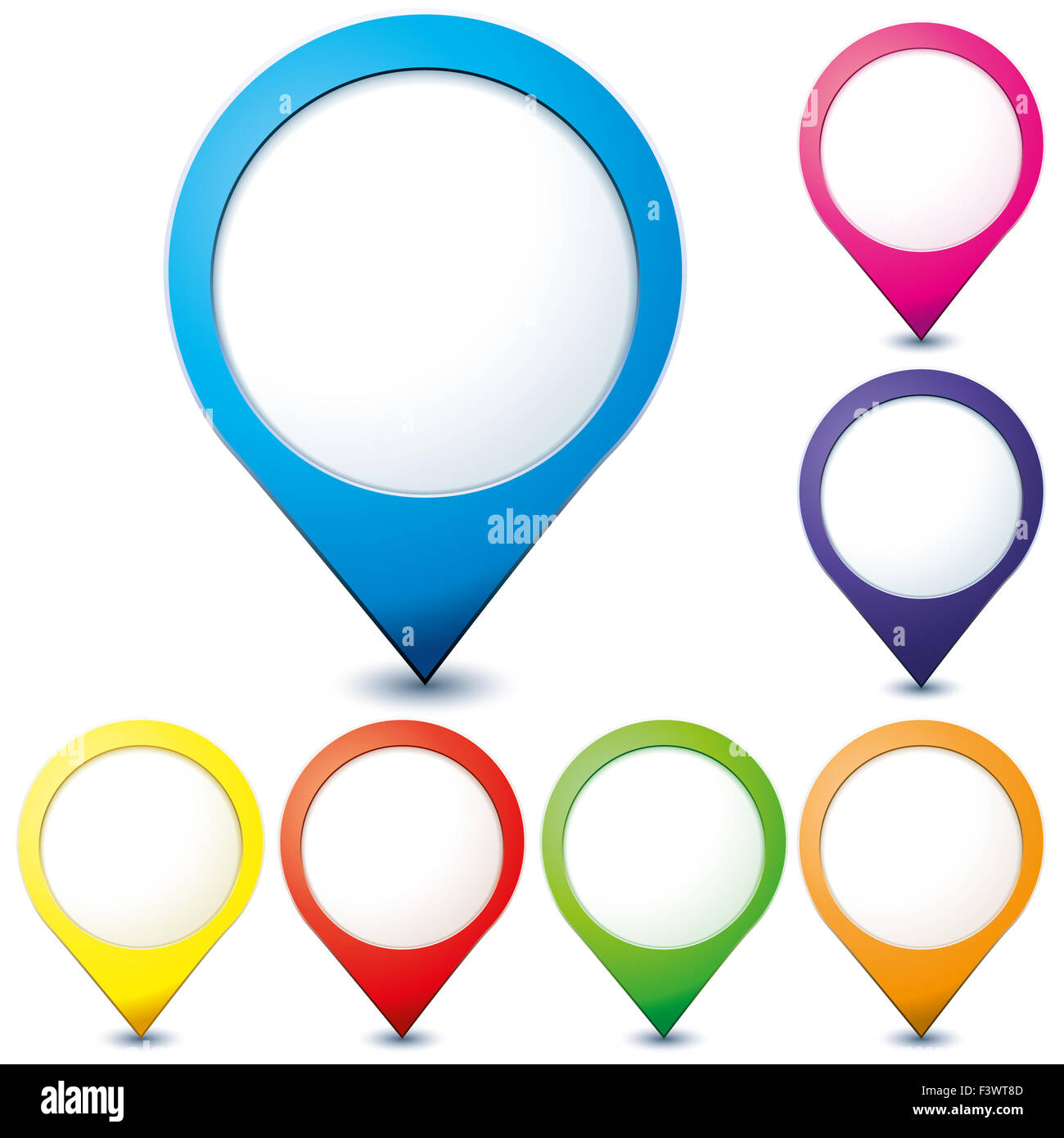 Map pointers hi-res stock photography and images - Alamy