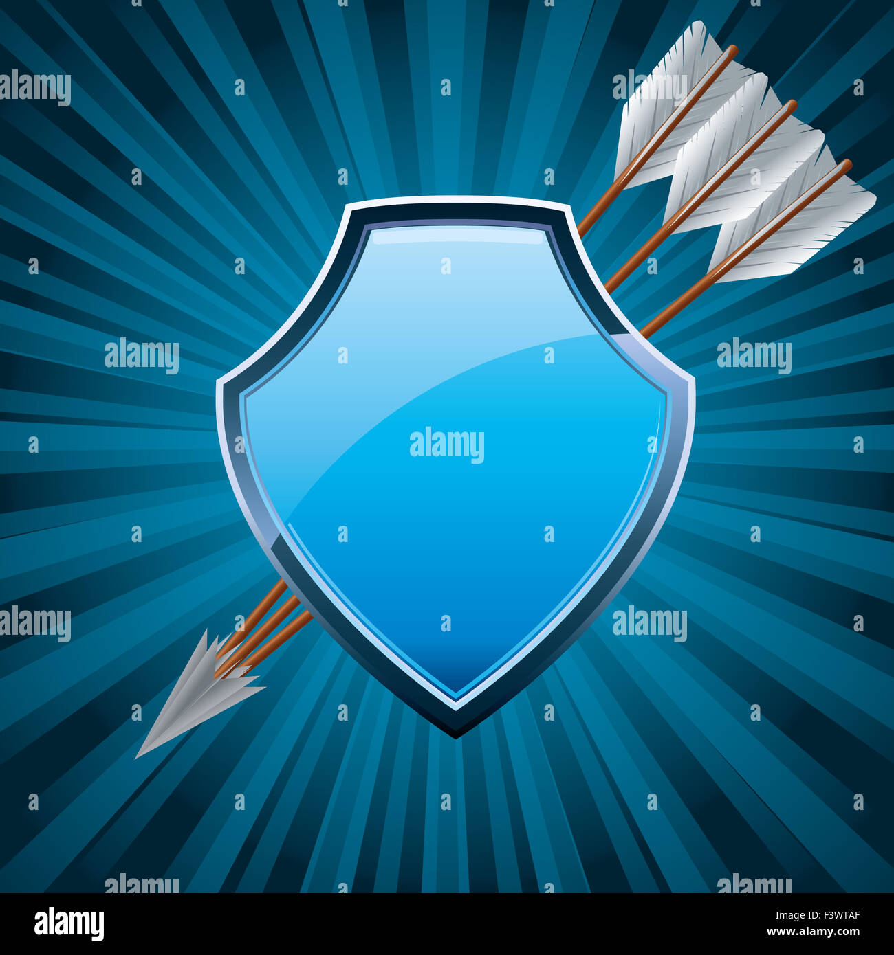 Blue shield hi-res stock photography and images - Alamy