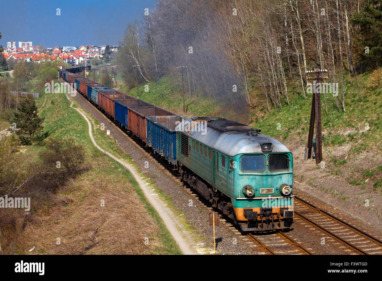 Poland forest train hi-res stock photography and images - Alamy