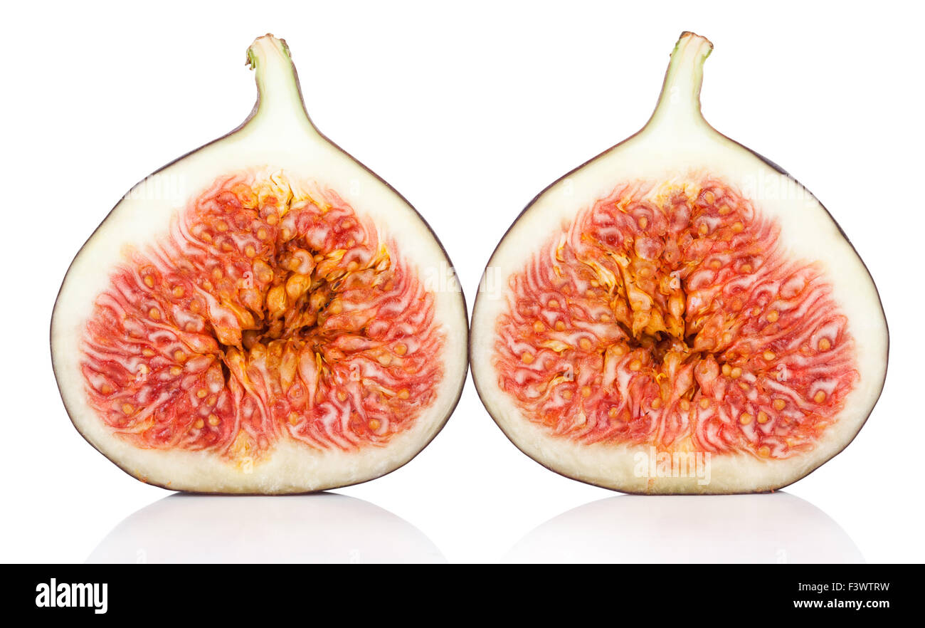 Fresh figs isolated on white Stock Photo - Alamy