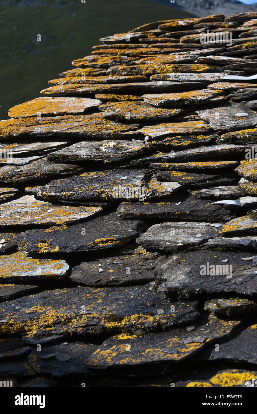 Stony swiss roof Stock Photo - Alamy