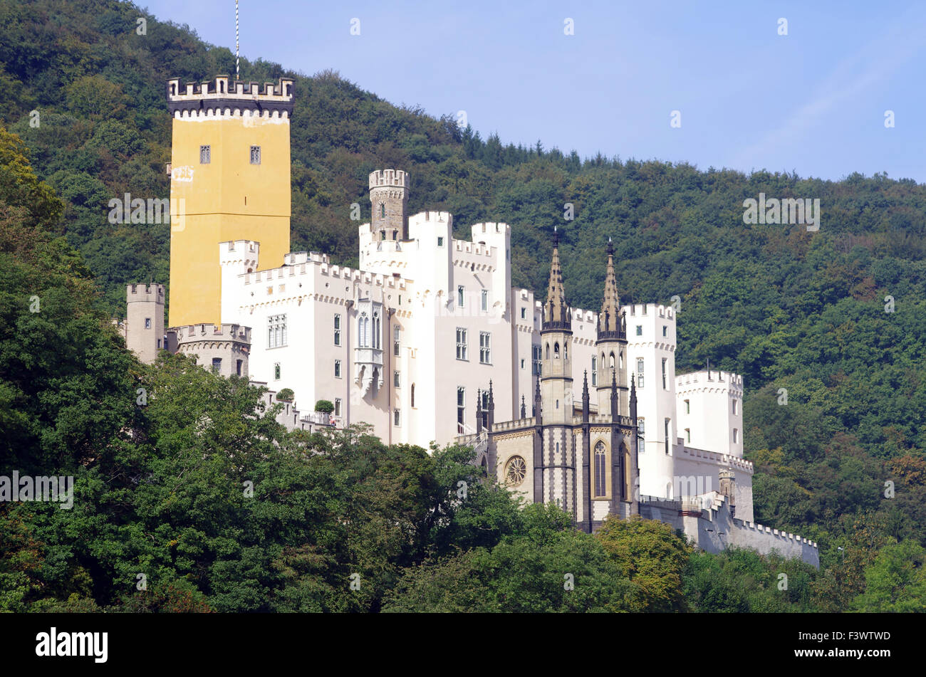 the castle stolzenfels Stock Photo - Alamy