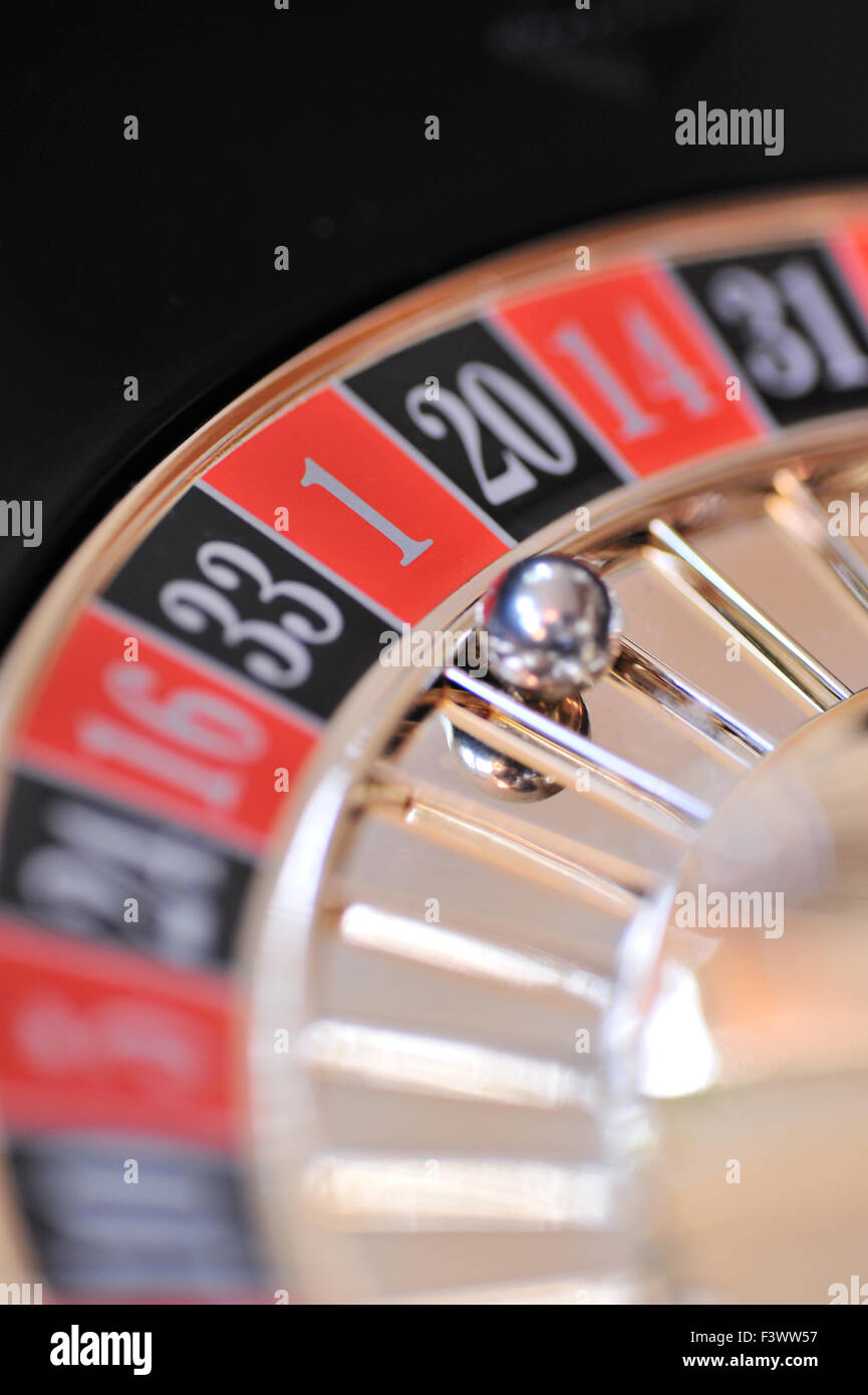 Roulette Number 1 Stock Photo - Alamy