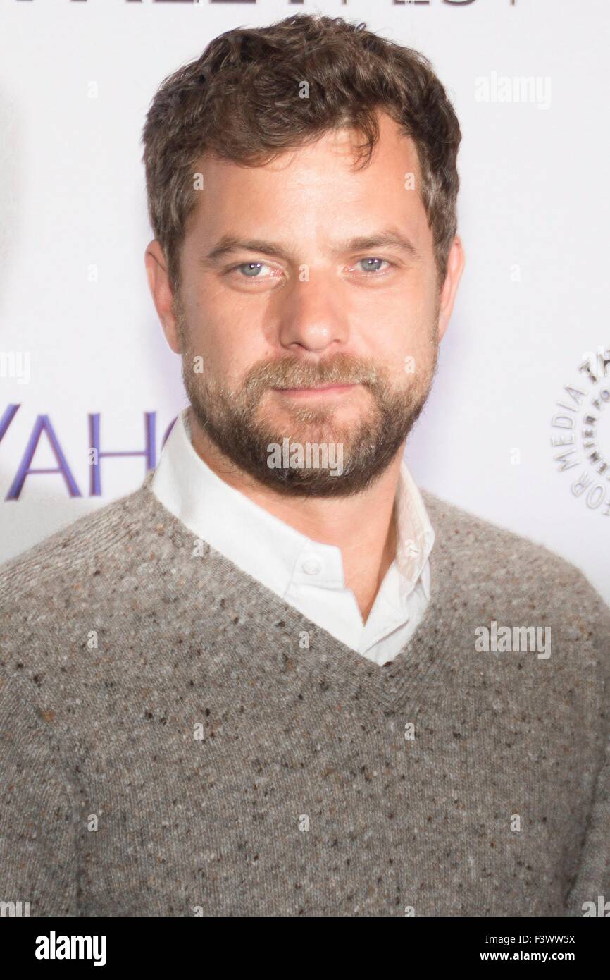 New York, NY, USA. 12th Oct, 2015. Joshua Jackson at arrivals for ...