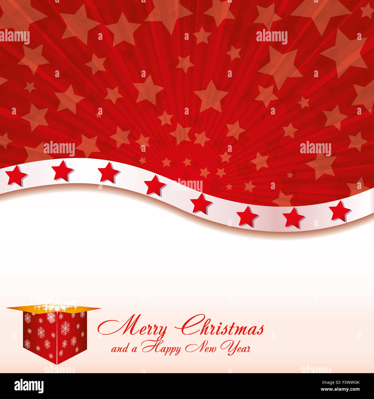 Red Christmas card Stock Photo - Alamy