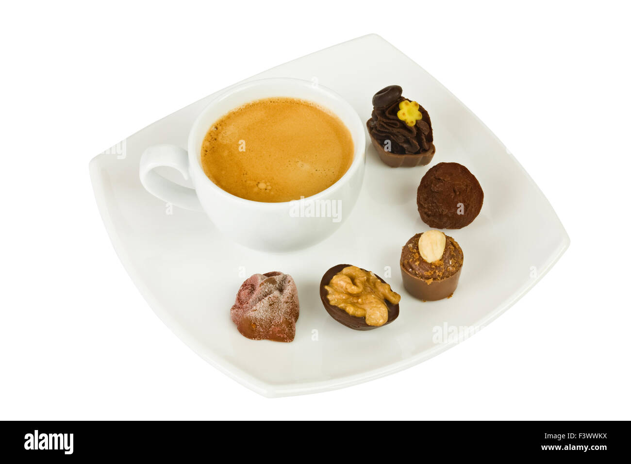 coffee and sweets Stock Photo - Alamy