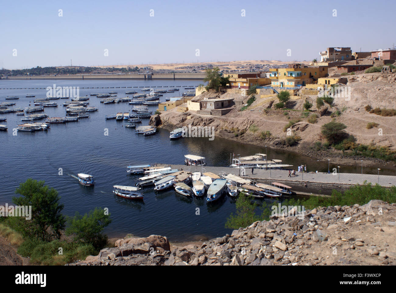 Egypt lake nasser cruise hi-res stock photography and images - Alamy