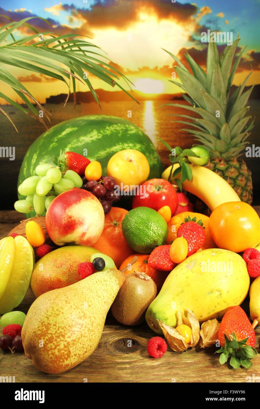 Fruit montage hi-res stock photography and images - Alamy