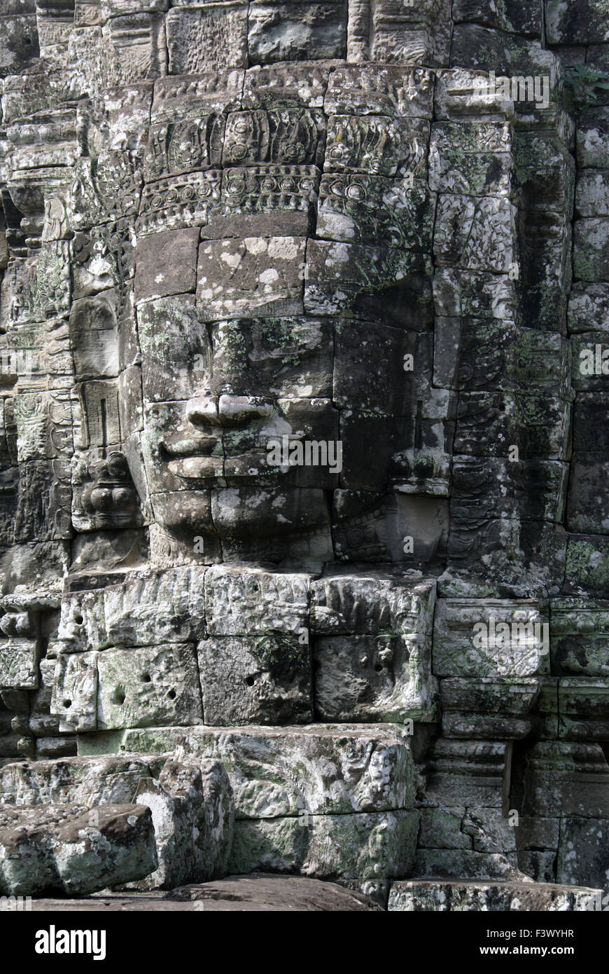 Face on the wall Stock Photo - Alamy